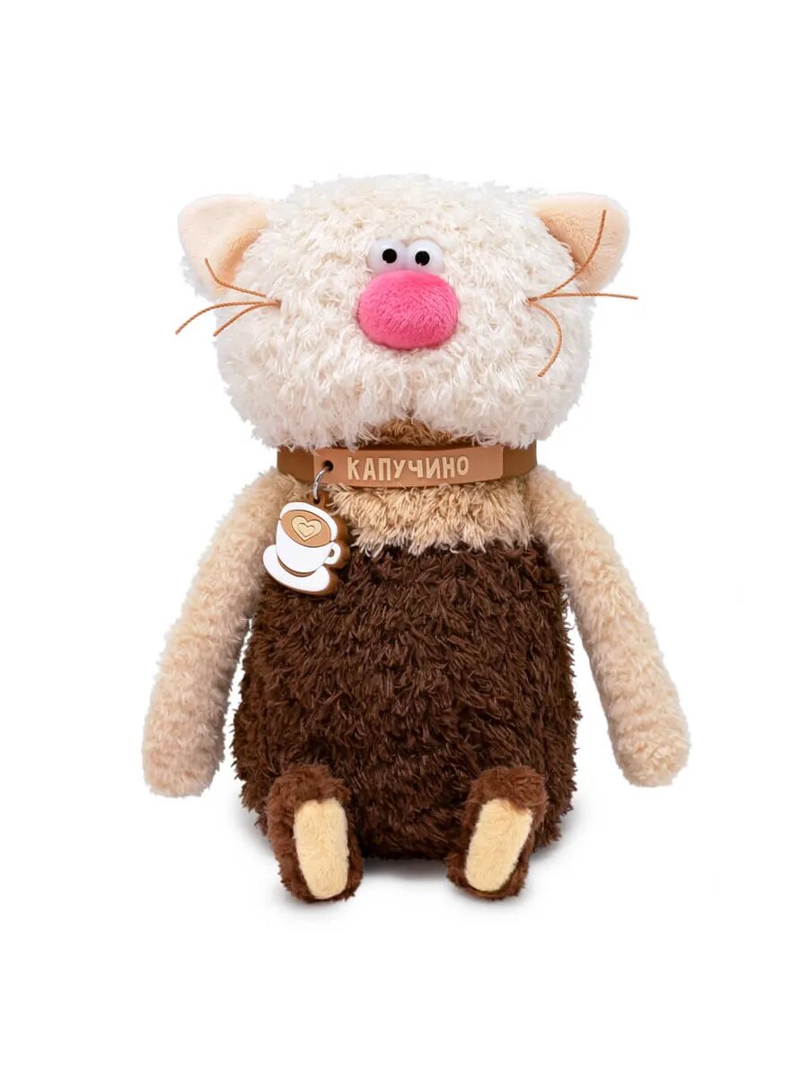 Игрушка мягкая Кофейные коты Кот Капучино 19см