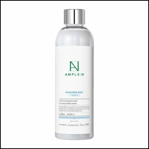 Эксклюзивный корейский тоник 600 мл с гиалуроном AMPLEN
