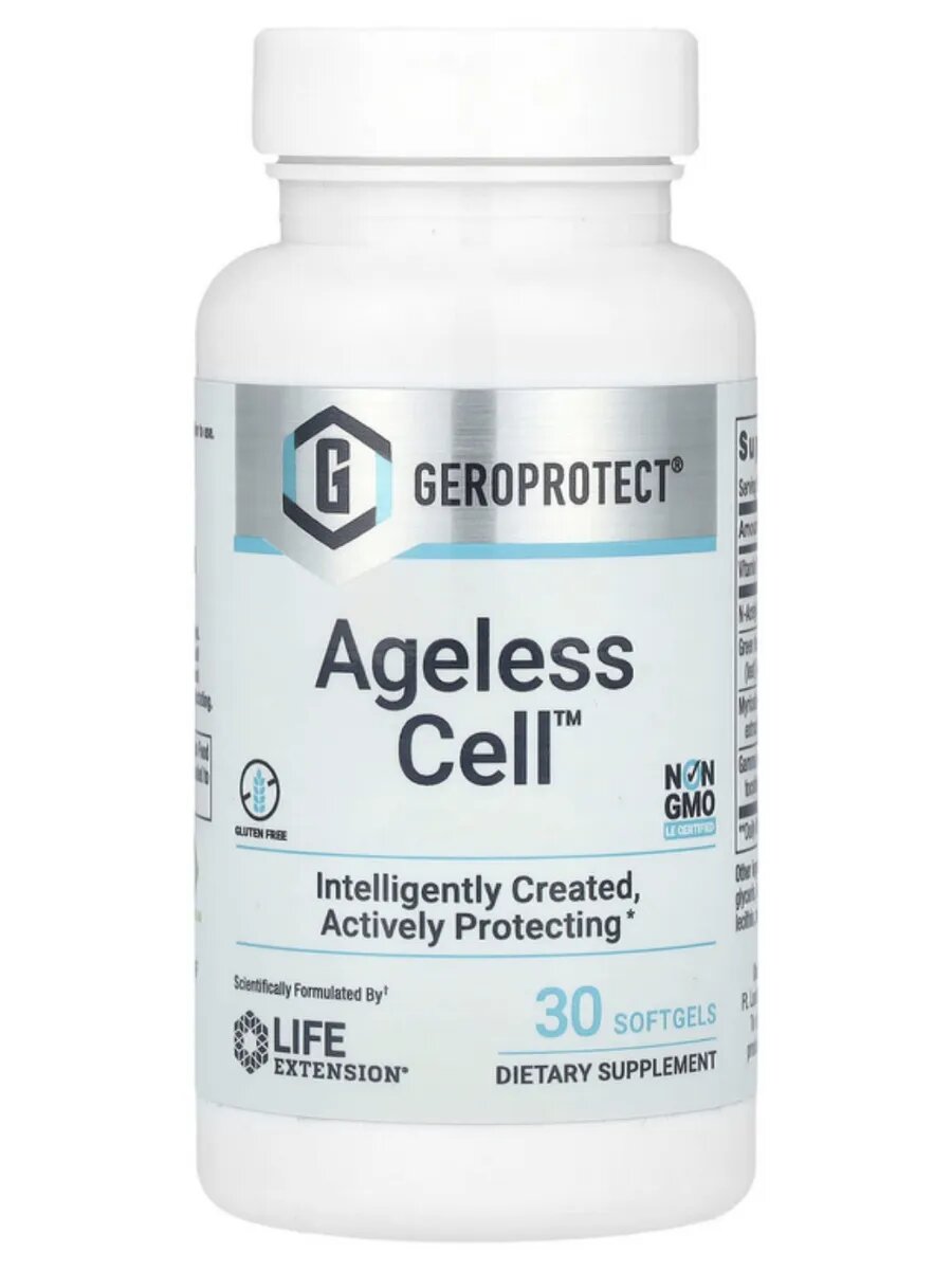 Life Extension Geroprotect Ageless Cell 30 капсул — фото 1