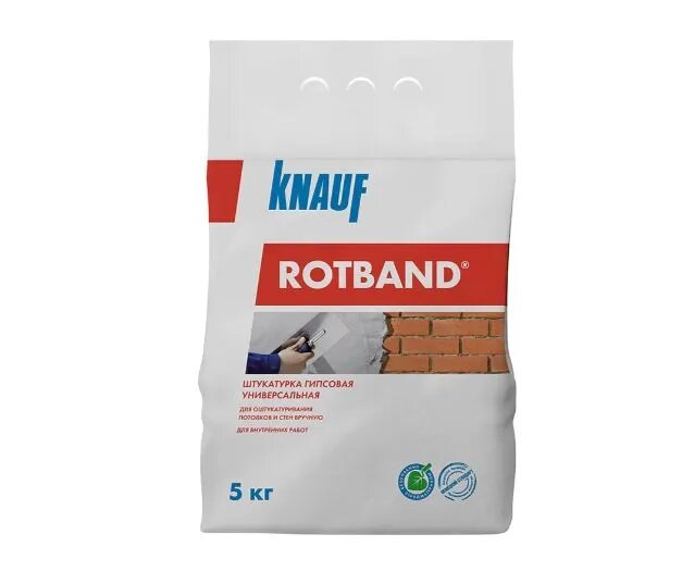 Ротбанд 5 кг (штукатурка гипсовая)