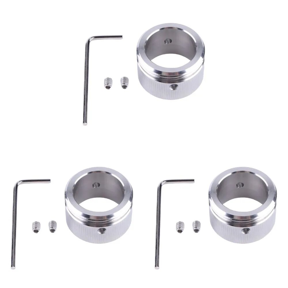 3 шт. Адаптер для термоголовки радиатора из нержавеющей стали 304 с резьбой M30 1.5 и рифлёной поверхностью