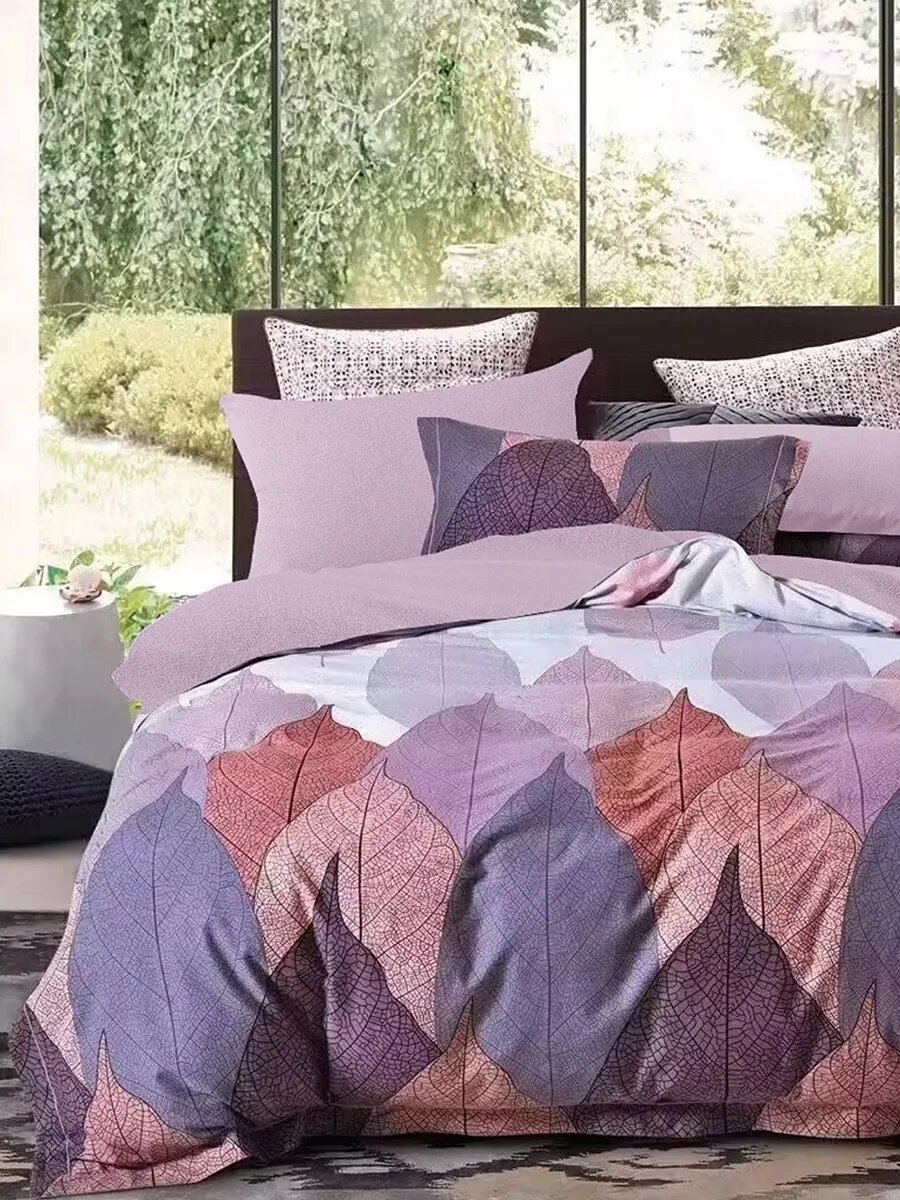 Постельное белье 1.5 спальное фланель хлопковая Flannel