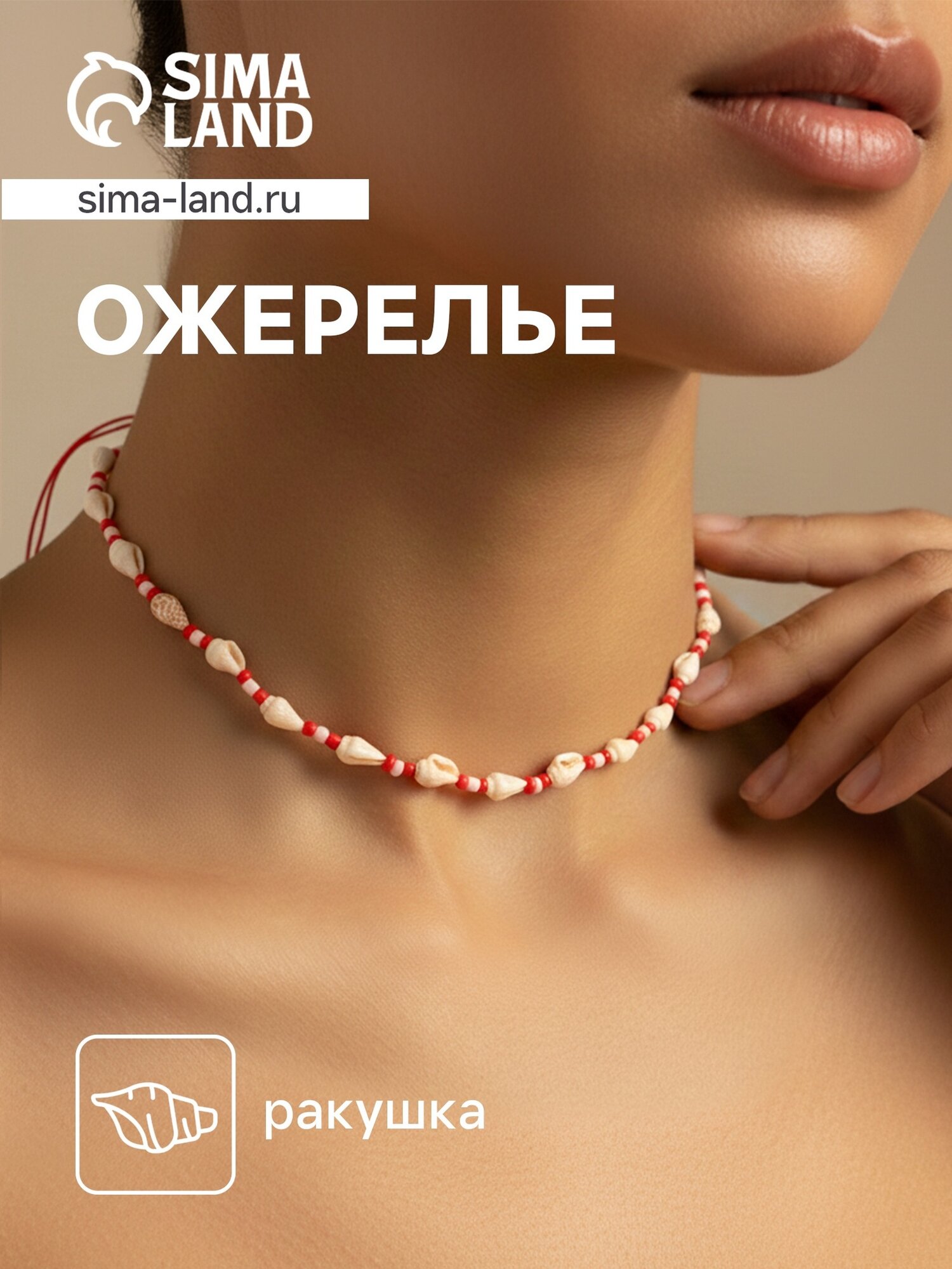 Колье, ракушка