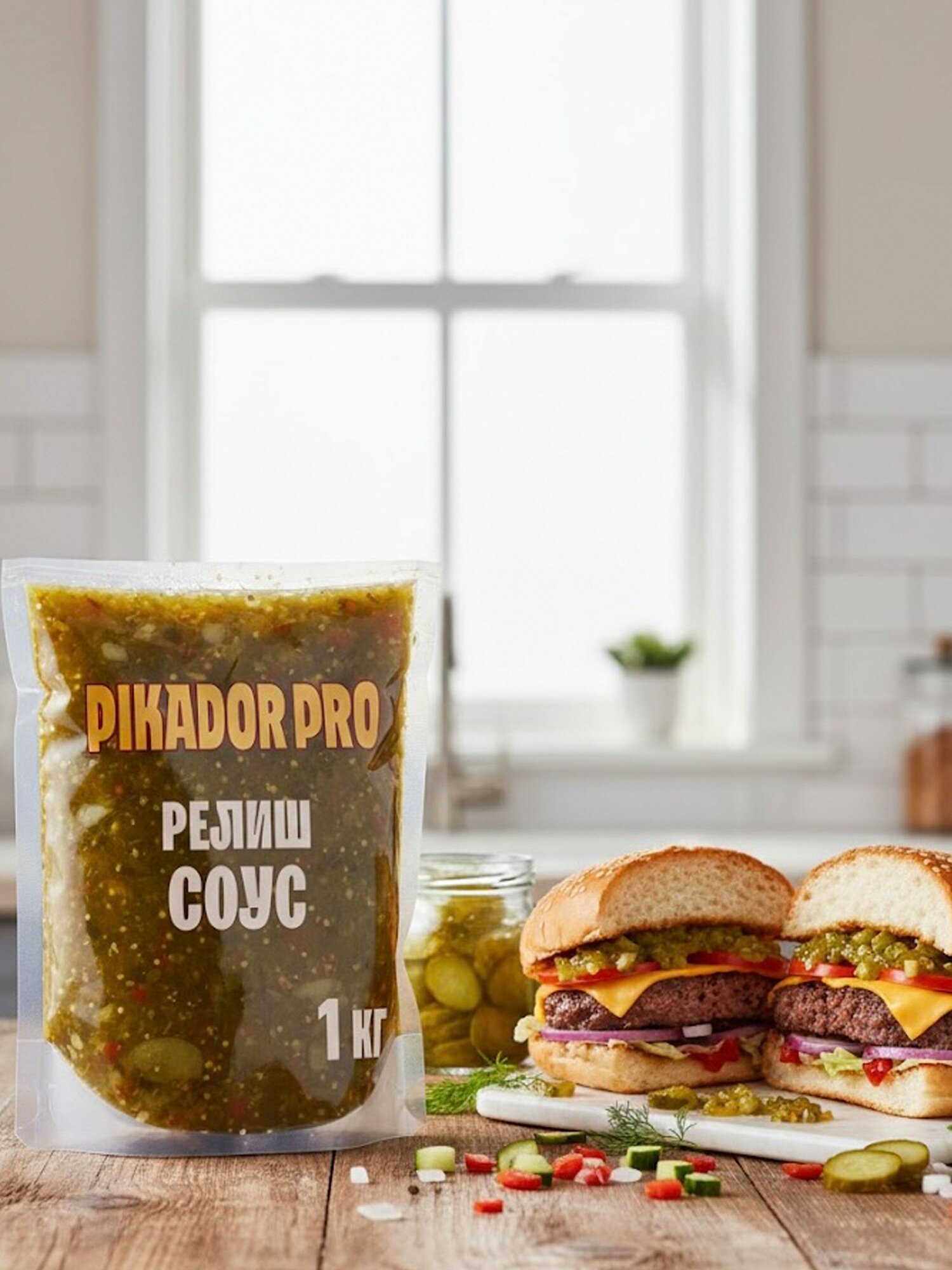 Хайнц пикадор Про (HEINZ PIKADOR Pro) Соус огуречный релиш, 1 кг