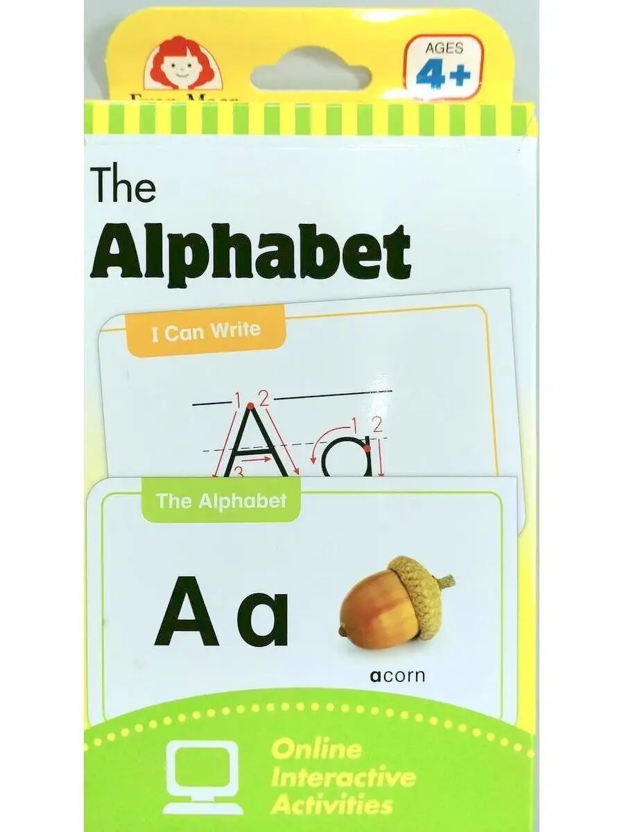 Learning Line Flashcards The Alphabet карточки английский | Evan-Moor