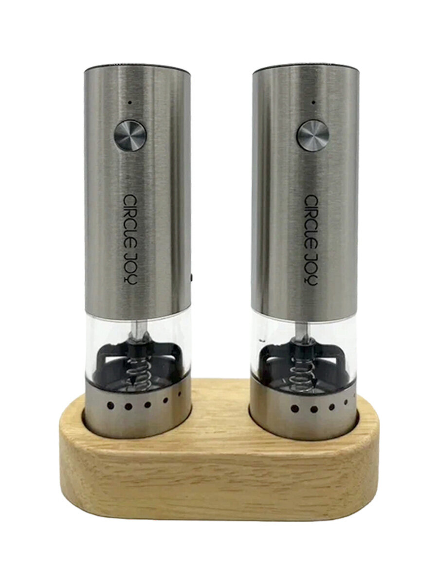 Набор мельниц для специй с подставкой Circle Joy Pocket Electric Grinder Set (CJ-EG21)