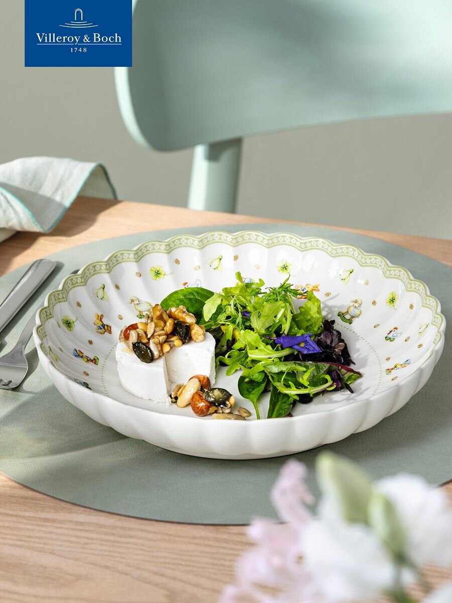 Салатник 23,6 см, 700 мл, Easter Delight "Пасхальное наслаждение", Villeroy & Boch, Премиум-Фарфор