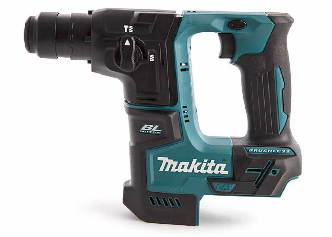 Перфоратор Makita DHR171Z, аккумуляторный, без аккумулятора, с подсветкой