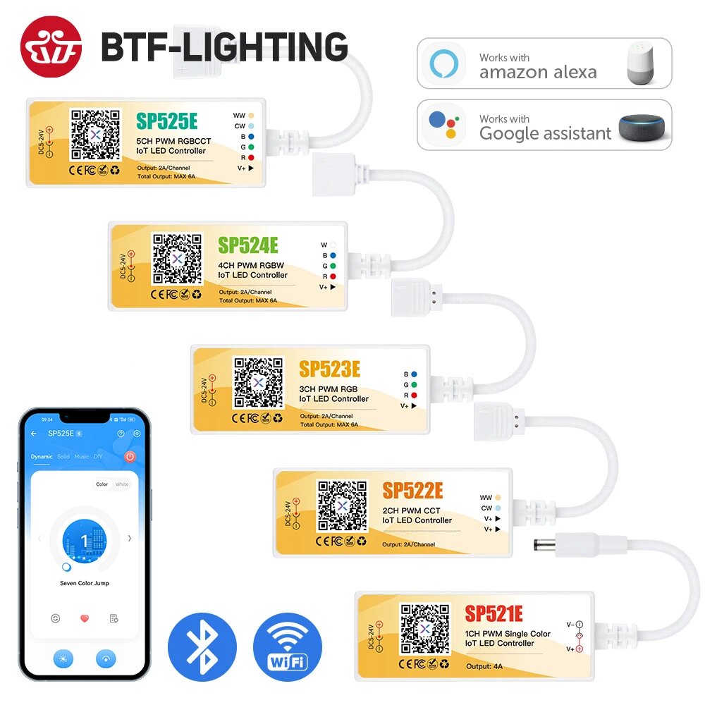 BTF-LIGHTING RGB Контроллер SP52XE — фото 1