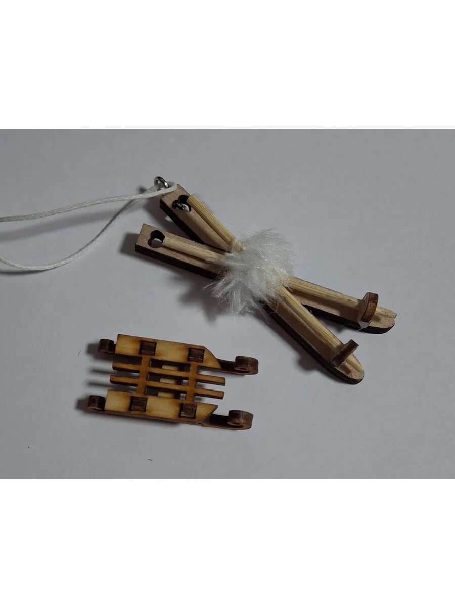 Набор миниатюр 2 шт микс для ватной игрушки