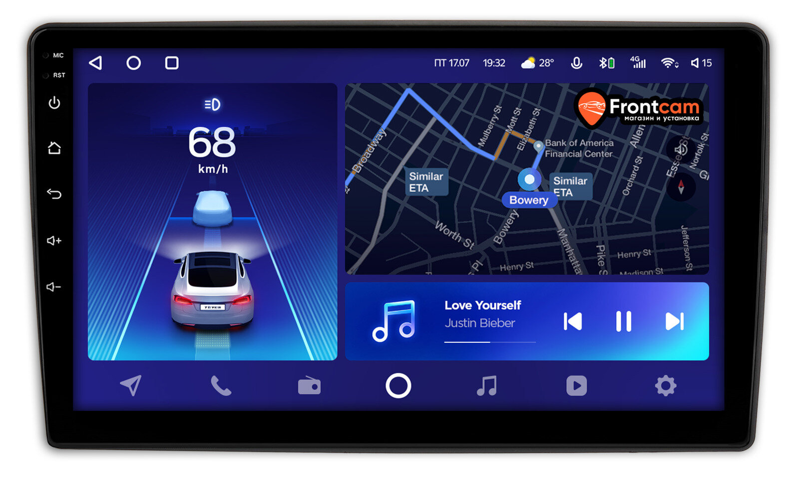 Штатная магнитола Teyes CC2 PLUS 6/128 10" RM-10-1323 Fiat 500L 2012-2017 Android 10 (4G-SIM, DSP, QLed)