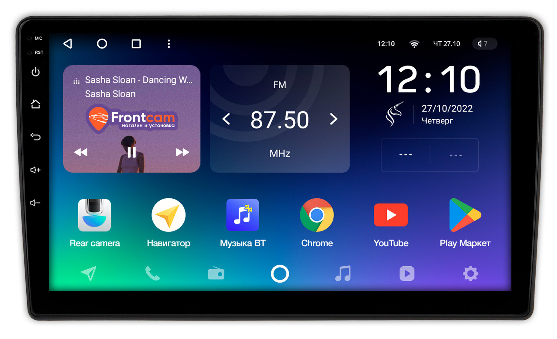 Штатная магнитола Teyes SPRO PLUS 4/32 10" RM-10-1130 Jeep Commander, Compass, Grand Cherokee, Liberty, Wrangler (черная) Android 10 (4G-SIM, DSP, IPS