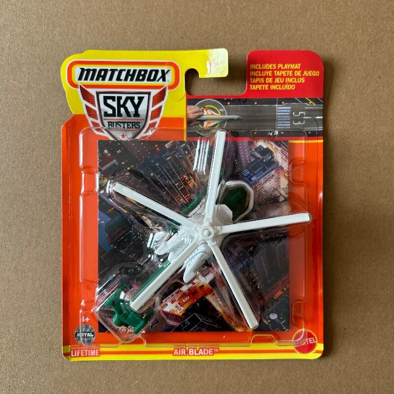 Серия самолетов Matchbox TOPGUN, модель GLR68 City Hero, боевой вертолет, игрушечная модель из сплава. Вертолет HVM68