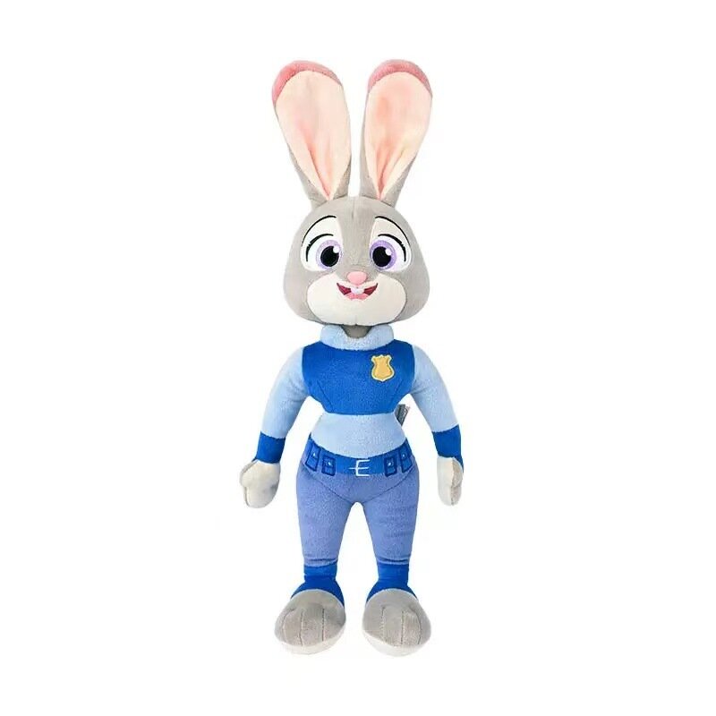 Официальная плюшевая игрушка Disney Zootopia: Джуди, Ник, Леопард-офицер, милая кукла-молния.