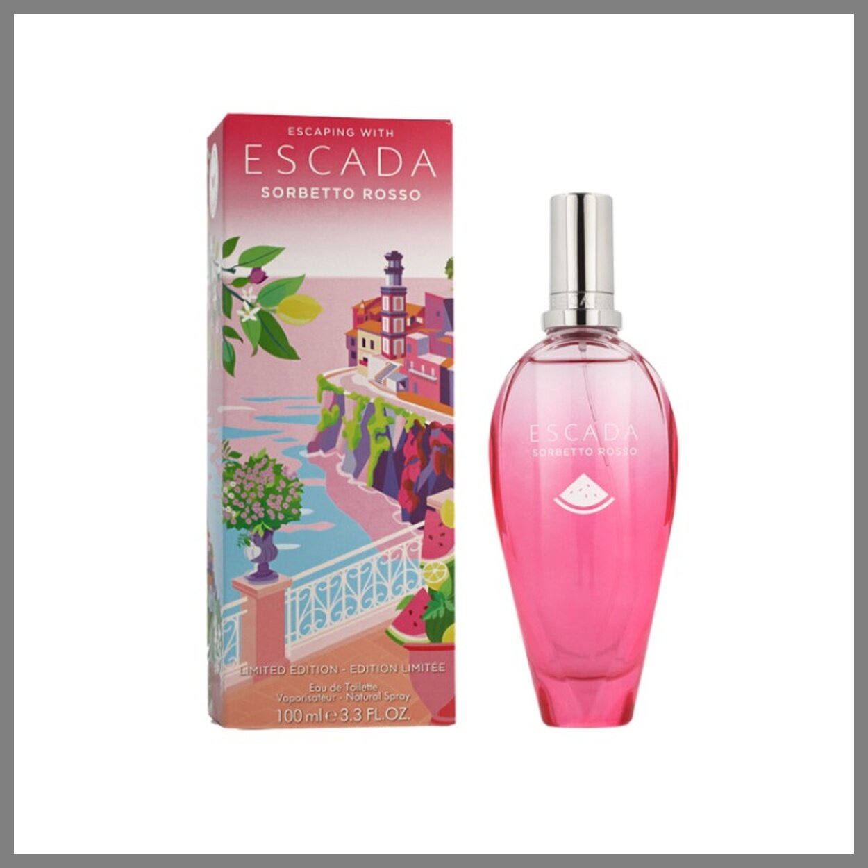 Escada Sorbetto Rosso туалетная вода 100мл лимитированная, амбра, пралине, женский