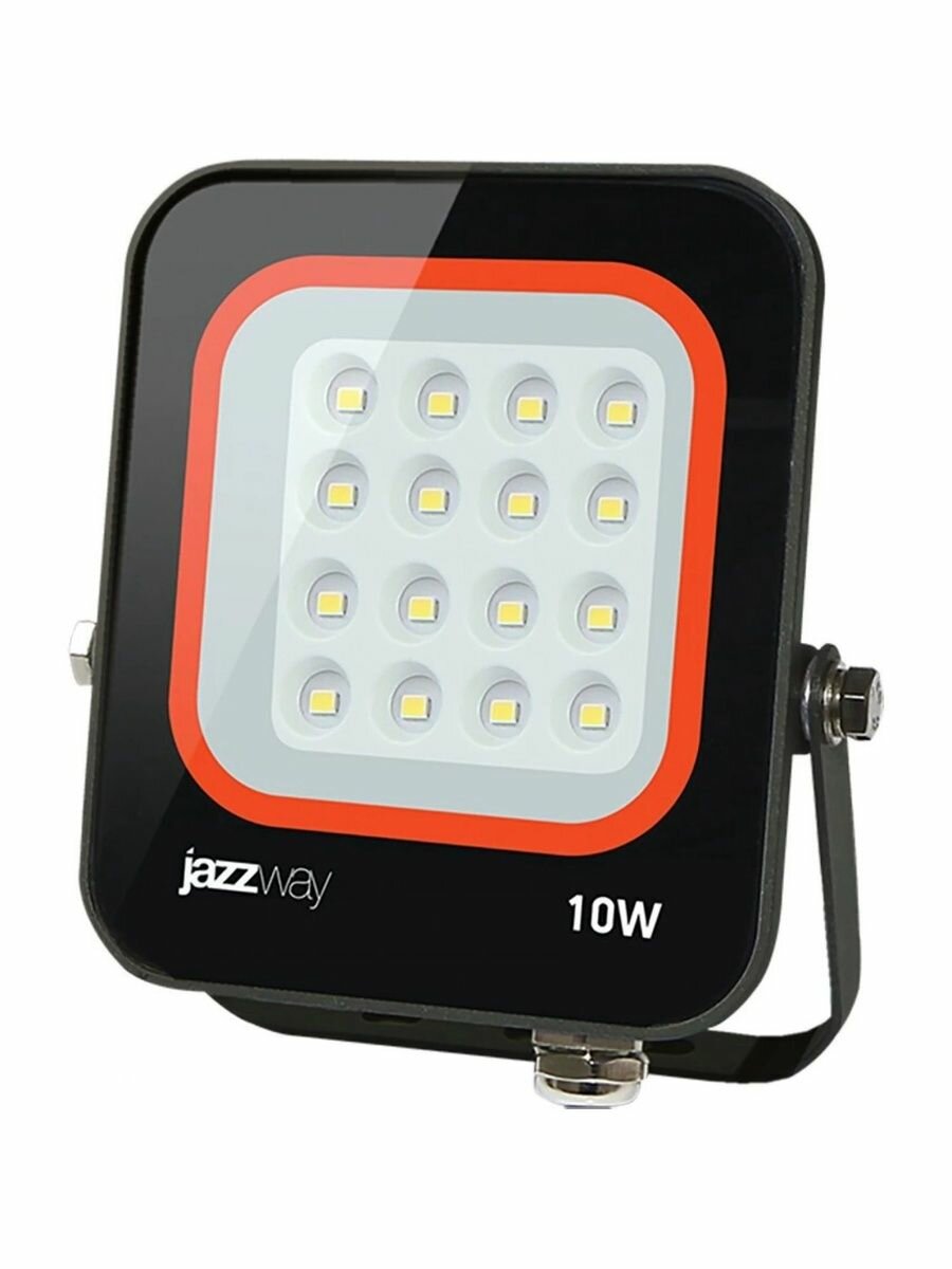 Прожектор светодиодный уличный 10Вт 6500К 900лм черный IP65 120 PFL-V Jazzway