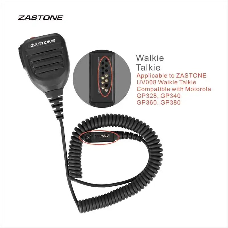 ANYSECU ZASTONE UV008 Микрофон для Motorola — фото 1