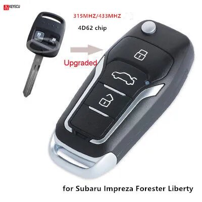 Keyecu флип-модуль 315MHz, 4D62 для Subaru Impreza Forester Liberty