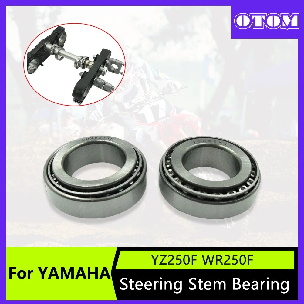 OTOM подшипник рулевого стержня для мотокросса, направляющая колонка для YAMAHA YZ125 YZ426F WR450F 1996-2019, подшипник рулевой колонки