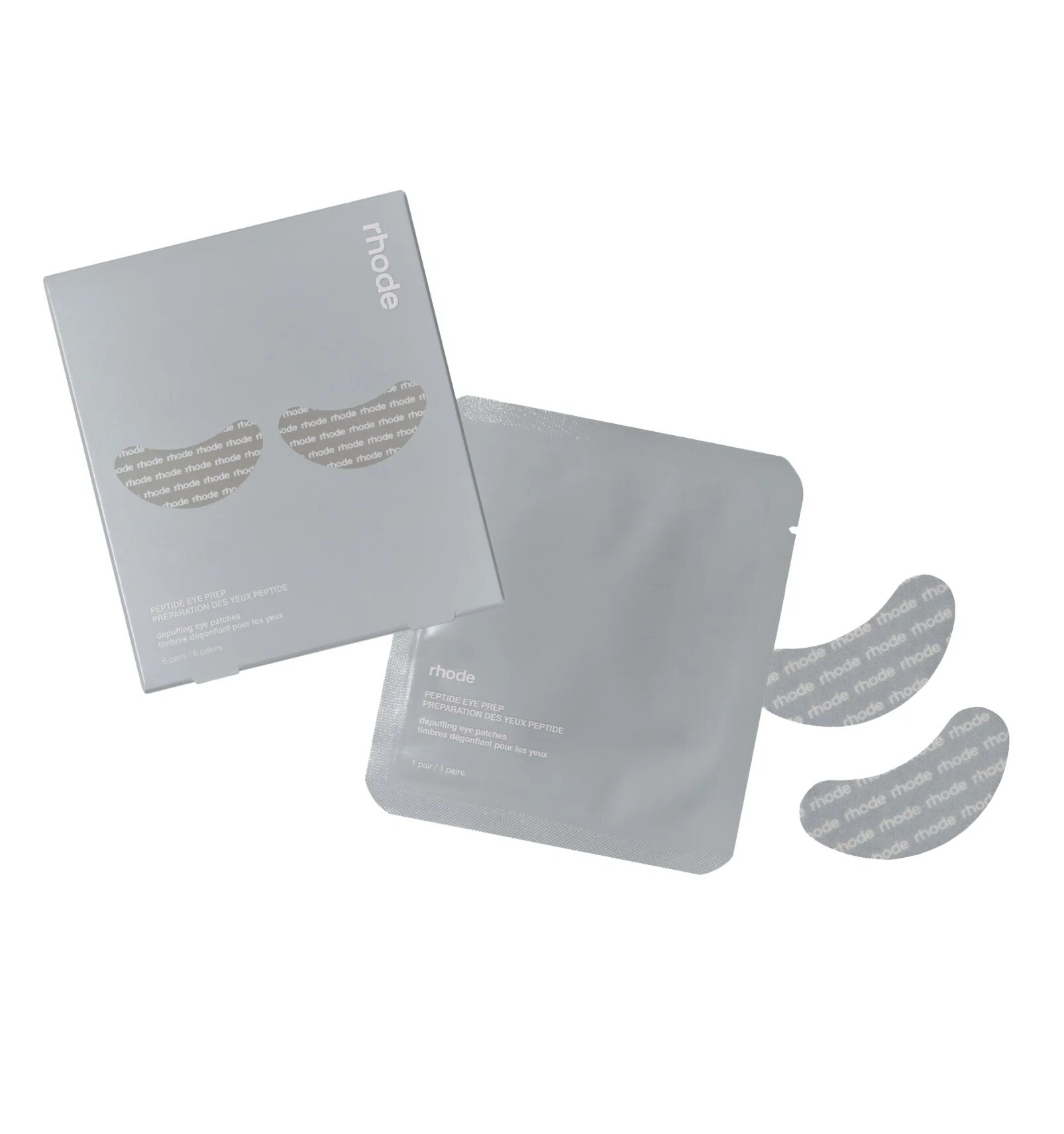 Патчи Rhode peptide eye prep; патчи для глаз от отеков, мешков и темных кругов