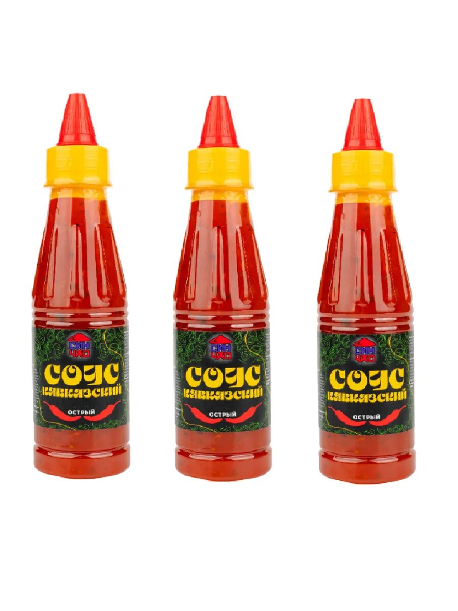 Краснодарочка Соус Син Чао Кавказский острый, 200 г, 3 шт