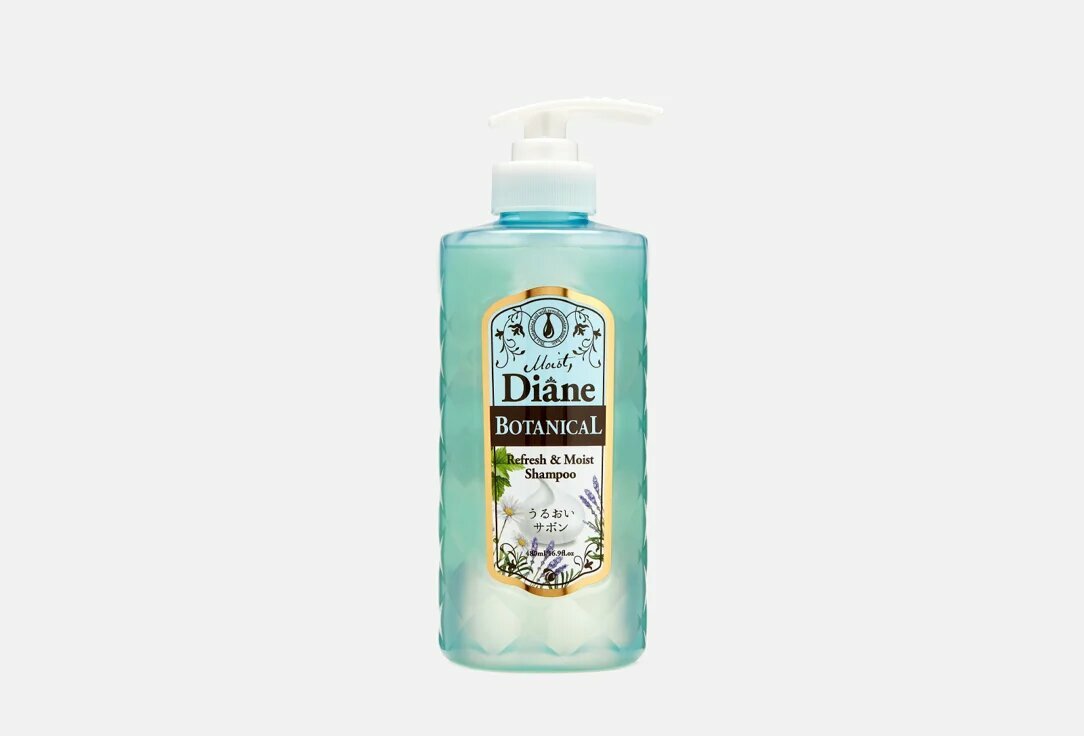 Moist Diane Botanical Refresh Бессиликоновый бессульфатный шампунь 480мл
