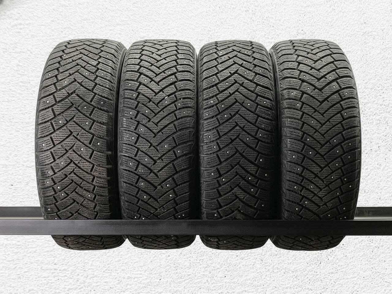 Комплект (4 шт) зимних БУ шин шипованные LINGLONG GreenMax Winter Grip 225/55 R18 10.0% износ PT0009970 TSB051225