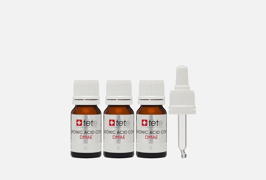 Tete Cosmeceutical Hyaluronic acid + DMAE Набор ампул для лица 3шт