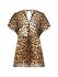 Платье 4giveness Leopard-print dress, размер 8 лет, коричневый