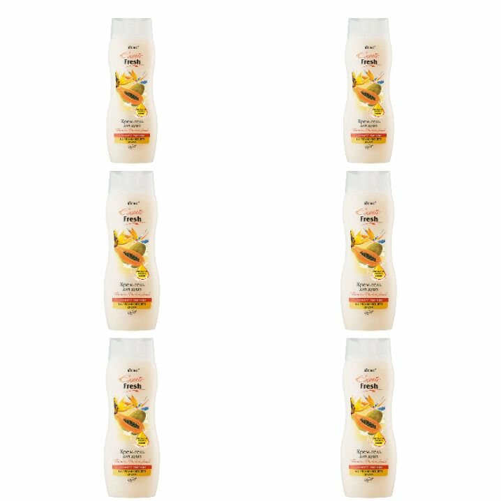 Витэкс Крем-гель для душа Exotic Fresh Папайя и райский цветок, 500 мл, 6 шт/