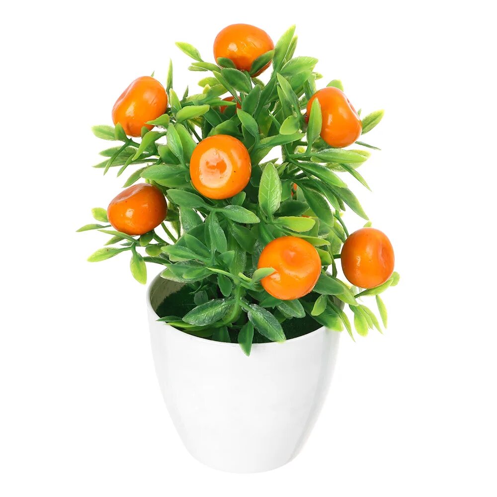 Искусственные фрукты Бонсай Оранжевый, Orange