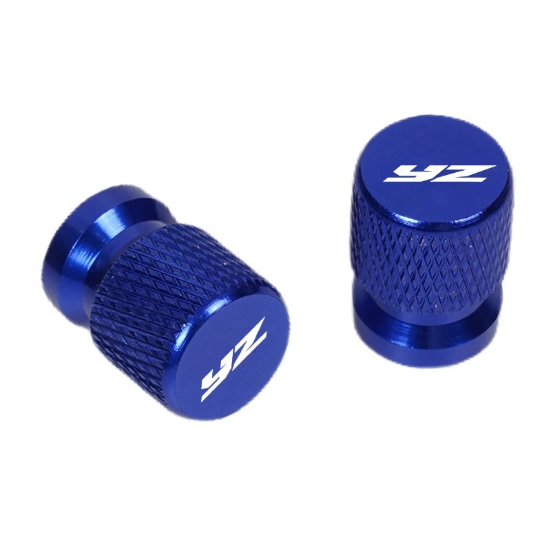 Защитный Алюминиевый Колпачок Клапанов YAMAHA Серии YZ Для YZ80, YZ85, YZ125, YZ250, Синий, Blue