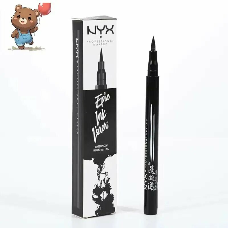 NYX Professional Makeup Epic Ink Liner Подводка для глаз, Black, 1 мл