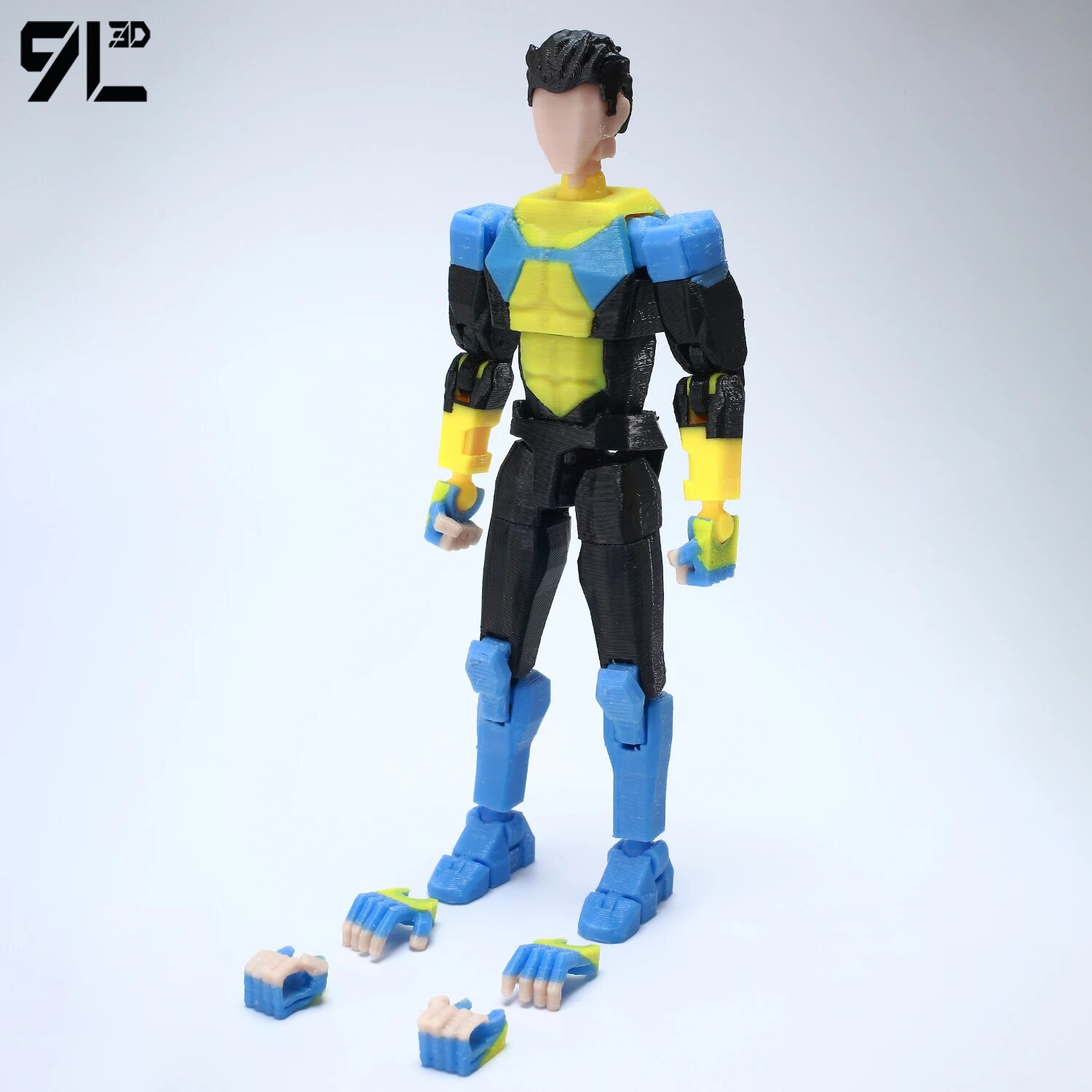 Фигурка Bandai 9L3D Dummy13 14см Синий, ZHT-9LA-288