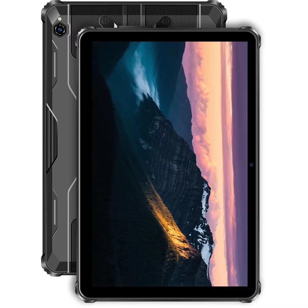 Глобальная версия планшета OUKITEL RT9 Rugged Tablet с 10,1-дюймовым HD-дисплеем, восьмиядерным процессором Unisoc T606, 24 ГБ (6+18) + 256 ГБ памяти и аккумулятором 11000 мАч, Android 14.