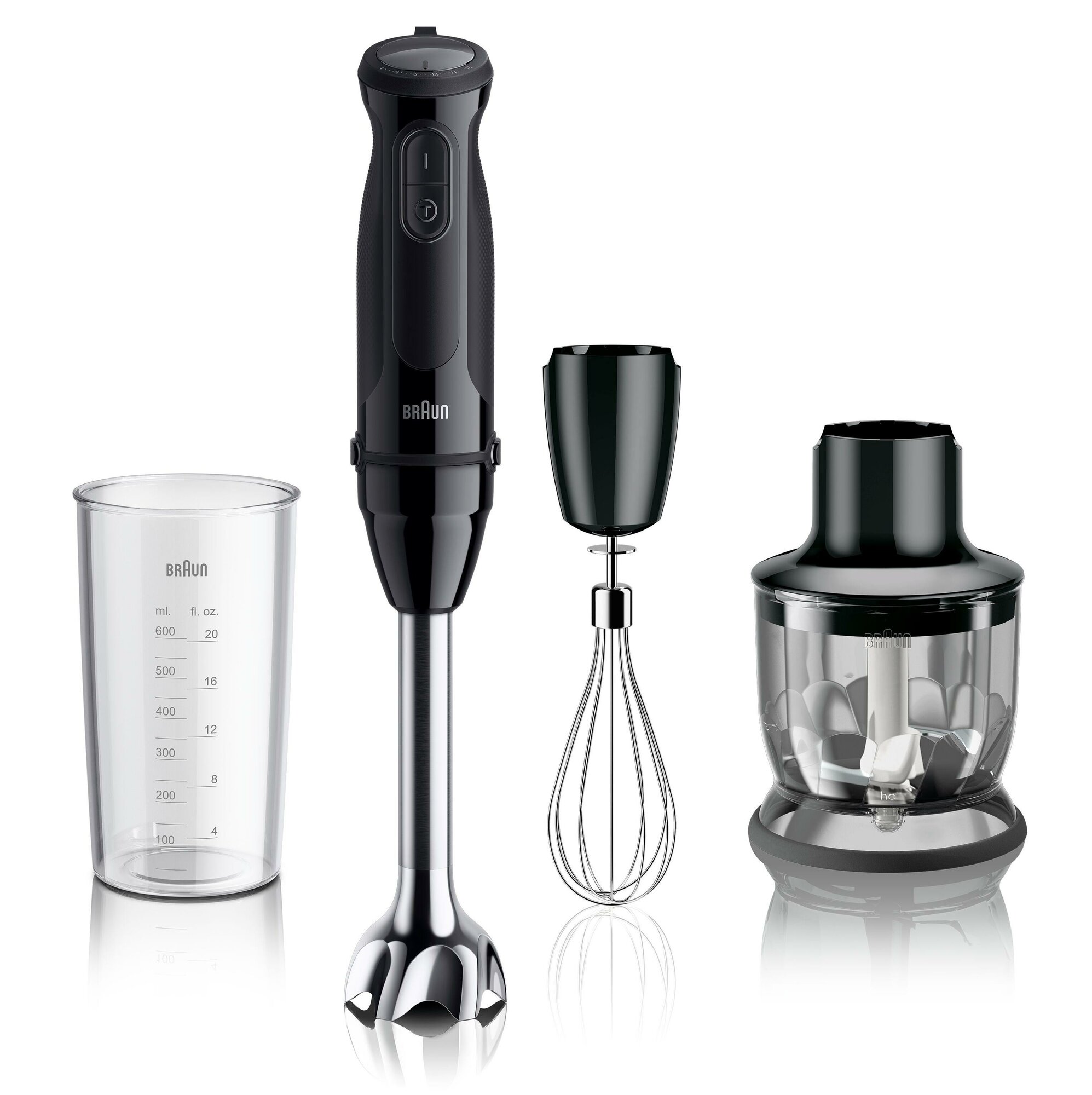 Погружной блендер Braun MQ50202MBK MultiQuick 5 Режим Турбо Черный