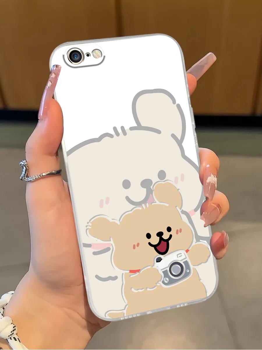 Чехол на iPhone6 с изображением милой собачки