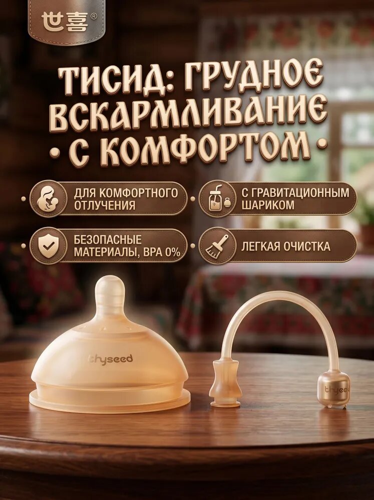 Thyseed Пустышка для отлучения от груди, бутылочка для отлучения от груди
