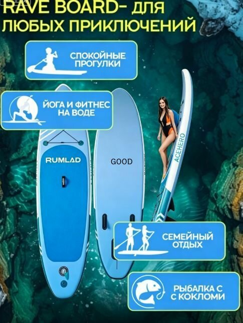 SUP-доска75 см — фото 1