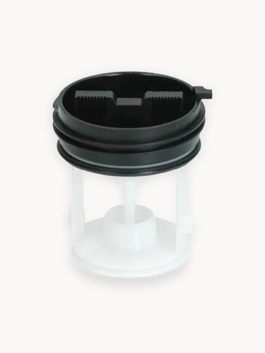 Фильтр сливного насоса INDESIT/ARISTON, для стиральных машин, пластик, черный