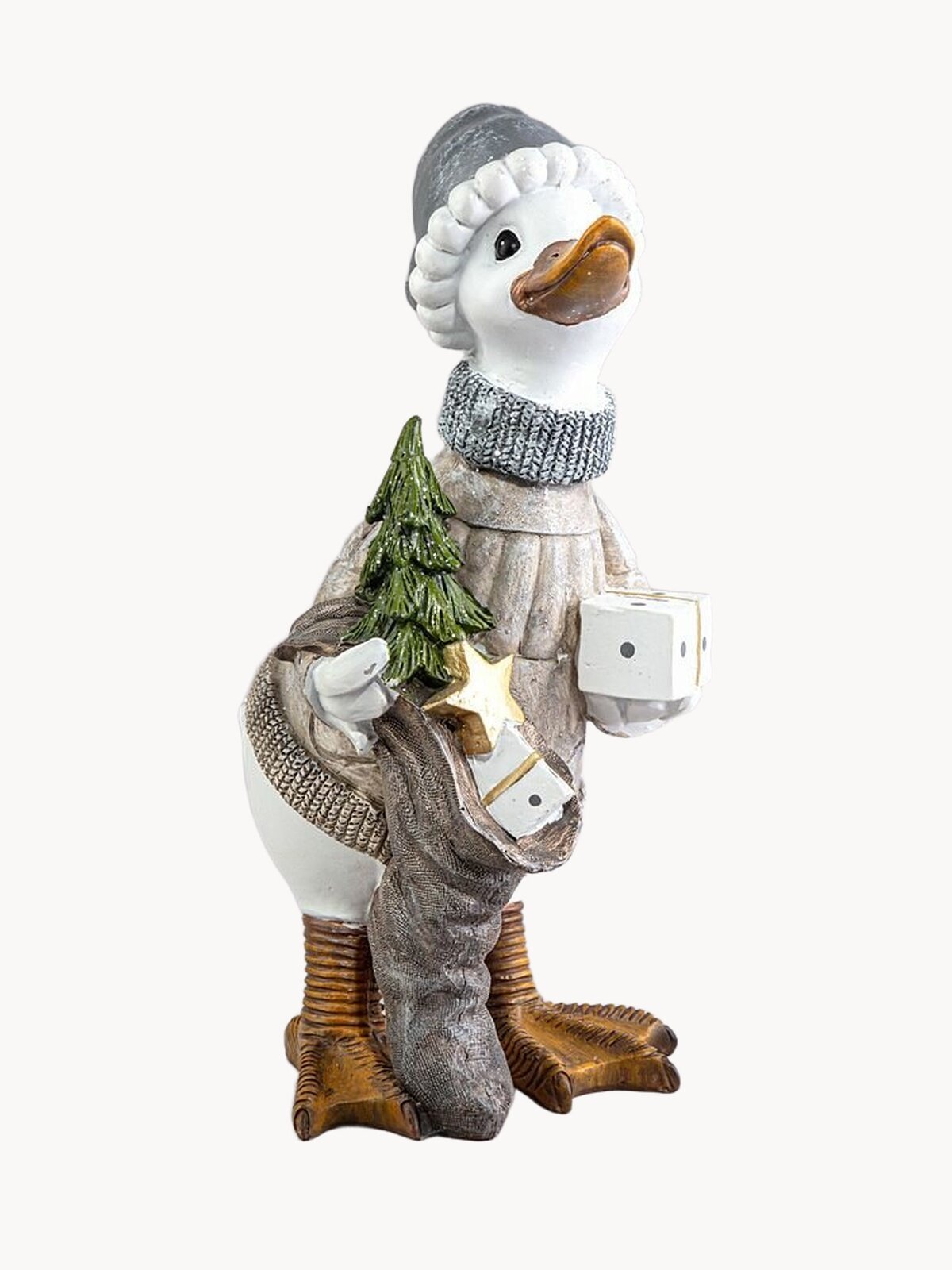 Статуэтка Lefard "Гусь", 12х14х25,5 см, полистоун, новогодняя фигурка