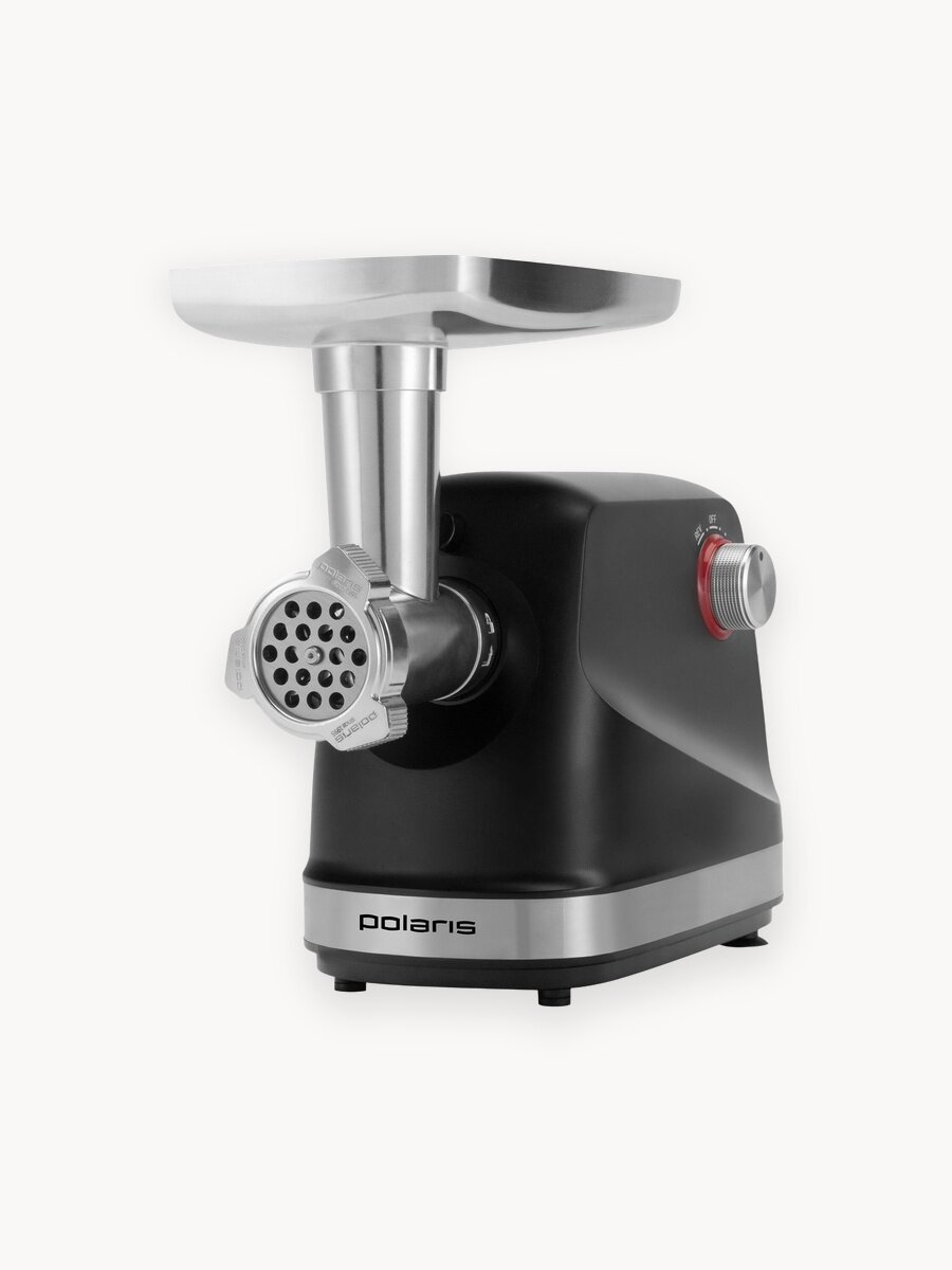Мясорубка электрическая с насадками для овощей Polaris PMG 2582 / Электромясорубка 2500 Вт, черный