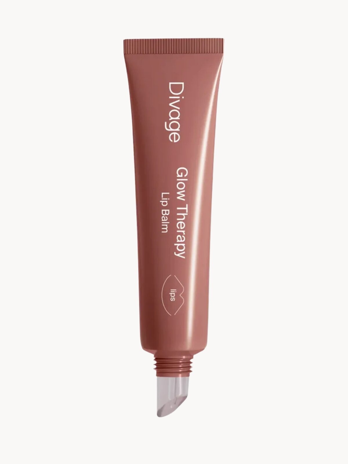 DIVAGE Бальзам для губ Glow Therapy Lip Balm пептидный, 12 мл, 12 Розовое Дерево
