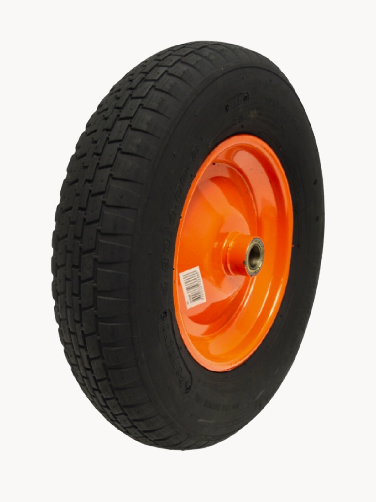 Колесо для тачки садовой 2-колёсной пневматическое(4.80/ 4.00-8), втулка D -20 мм