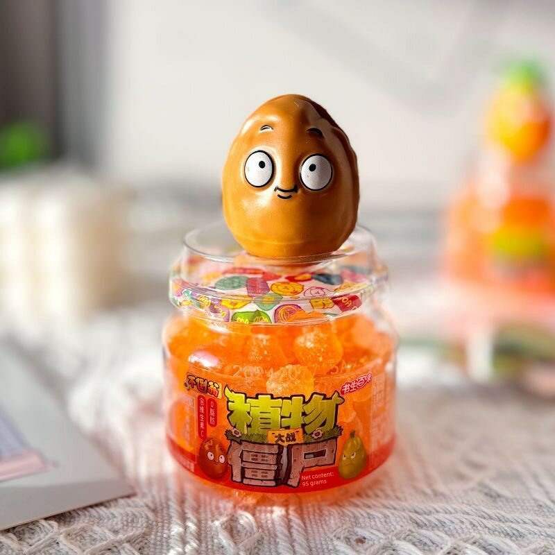 Игрушка-стена с орехами по теме «Растения против зомби», развивающая игра для детей, 10 см высота, 50 г веса, дизайн не