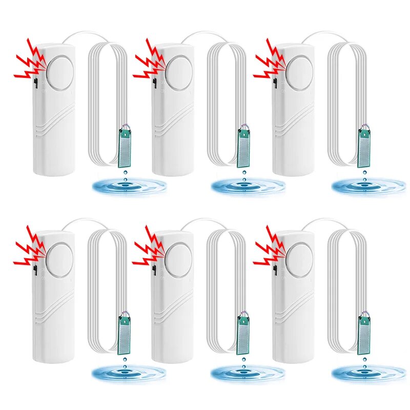 Детектор утечки воды Sound Water Sensor 6 pcs