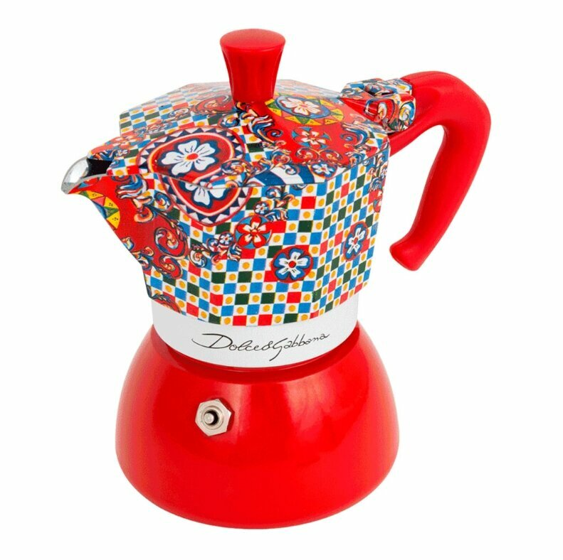 Гейзерная кофеварка Bialetti Moka Induction Dolce&Gabbana 5339