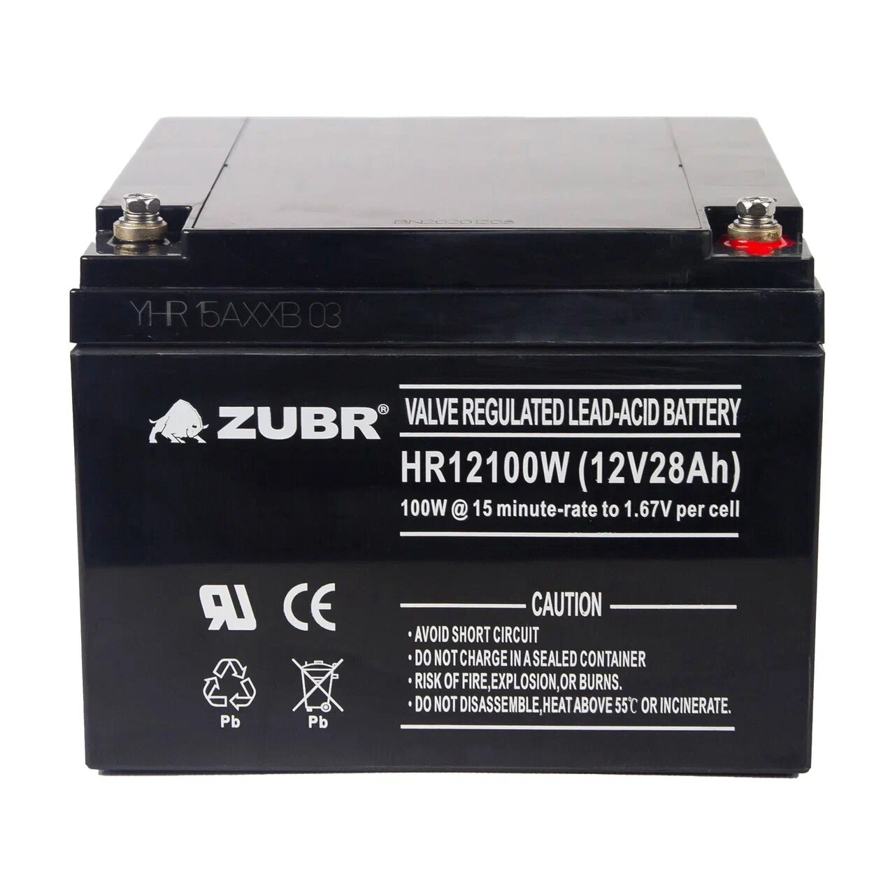 Аккумуляторная батарея для ИБП ZUBR HR12-100W 12V28Ah