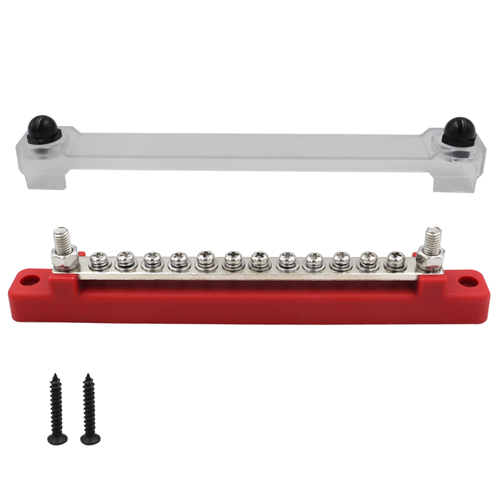 Распределительный Блок: 12 Терминалов Медные Клеммы 150А - Компактный 19x10x4 см для Автомобиля Автодома Катера