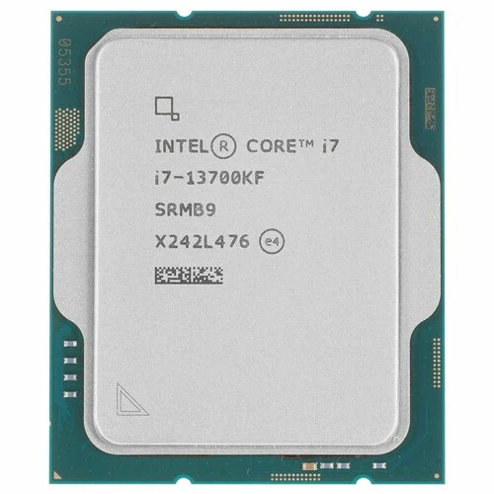 Процессор Intel Core i7-13700KF OEM, 16 ядер, 5.4 ГГц Turbo, LGA 1700, DDR5/DDR4, кэш 54 МБ